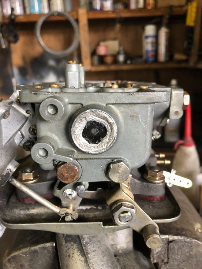 マツダ ファミリアロータリークーペ 10A型ロータリーエンジンオーバーホール2（キャブレターOH 2） | 創楽 －記録－